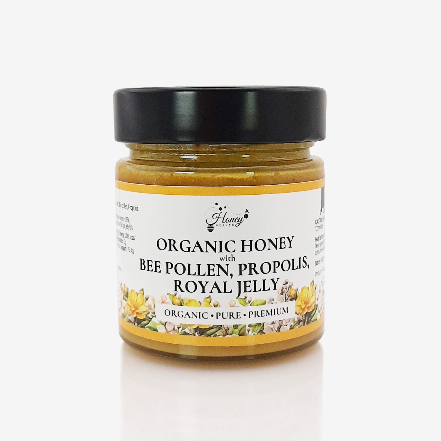 Royal Jelly Honey with Bee Pollen and Propolis – Mushroom Honey